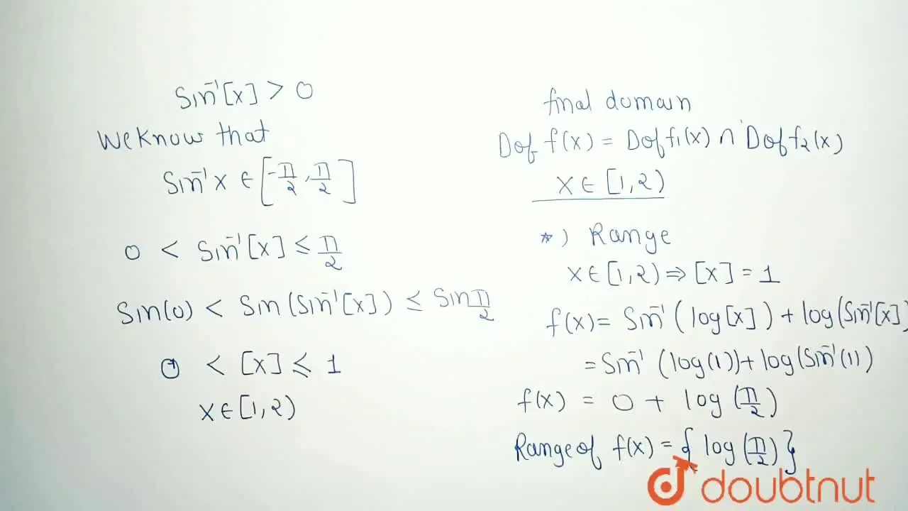 find-the-domain-and-range-of-f-x-sin-1-log-x-log-sin-1-x-w