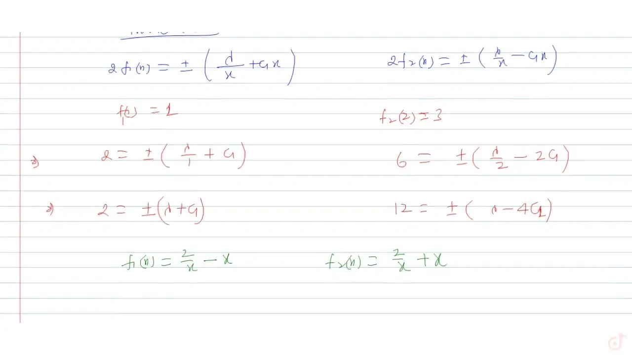 Find a pair of curves such that (a) the tangents drawn at points