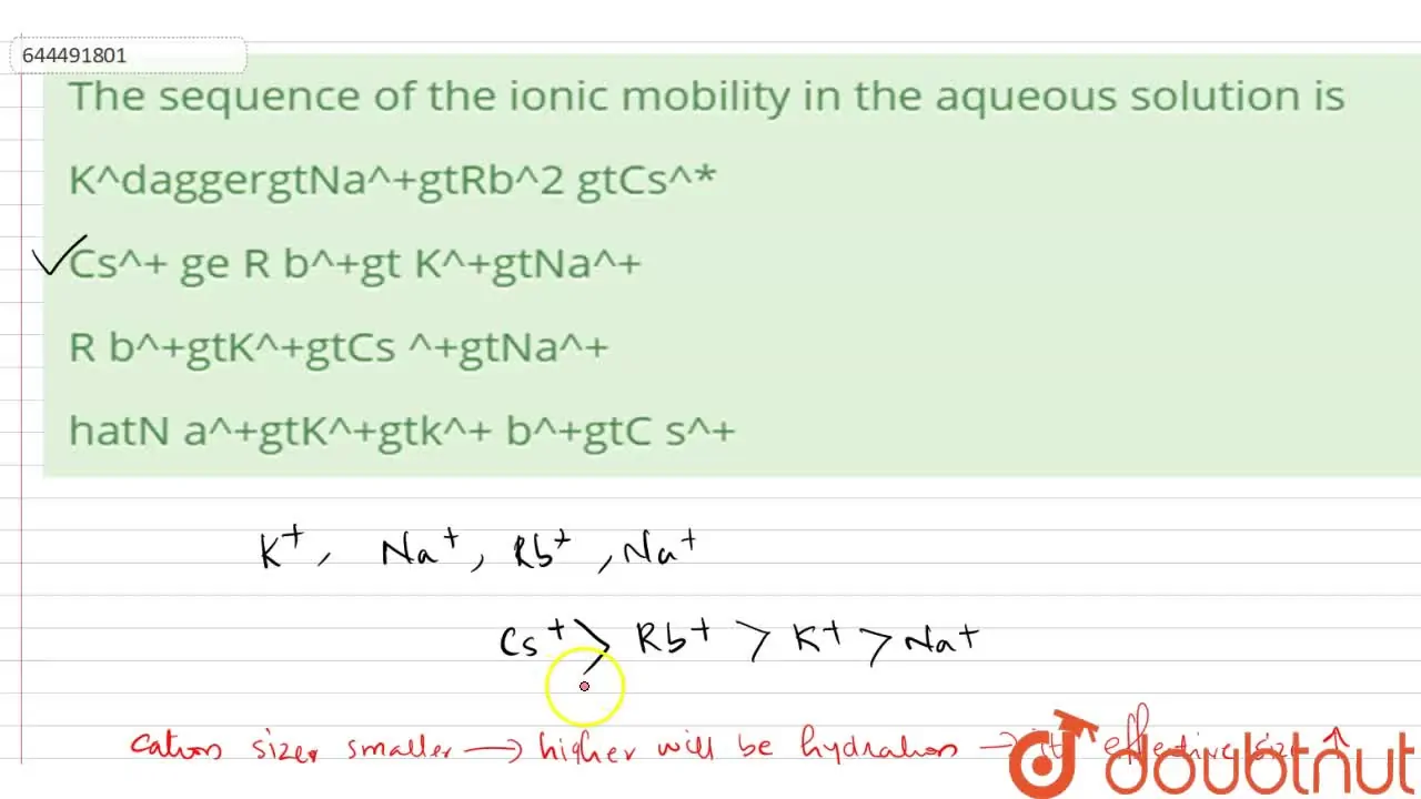 malayalam-the-sequence-of-the-ionic-mobility-in-the-aqueous-solution