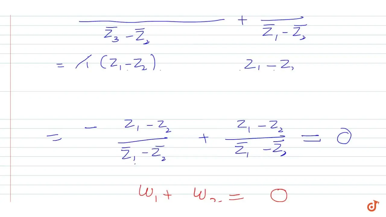 Let A(z1) and (z2) represent two complex numbers on the complex plan