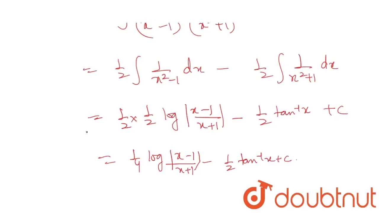[Solved] (1)/(x^(4)-1)