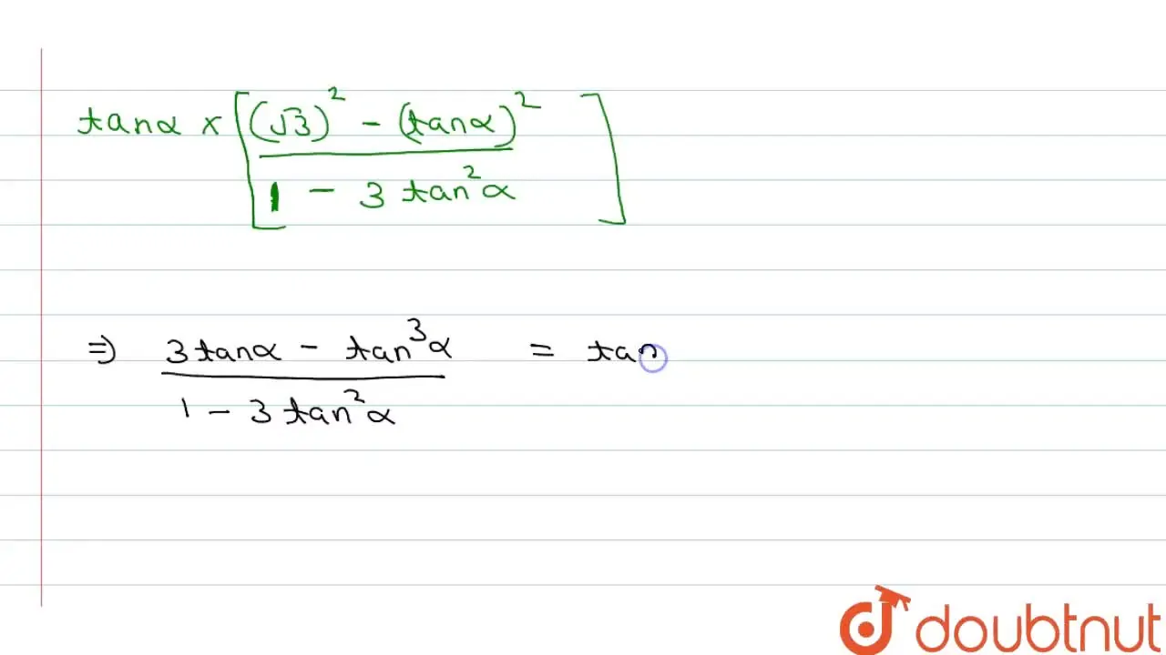 tanalpha.tan(60^@-alpha).tan(60^@+alpha)=tan3alpha