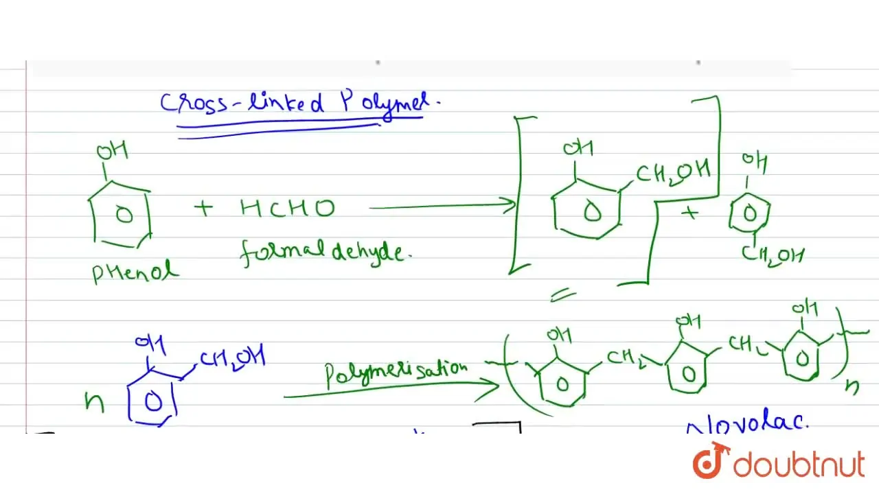 How is bakelite formed ? Explains the reactions with equation