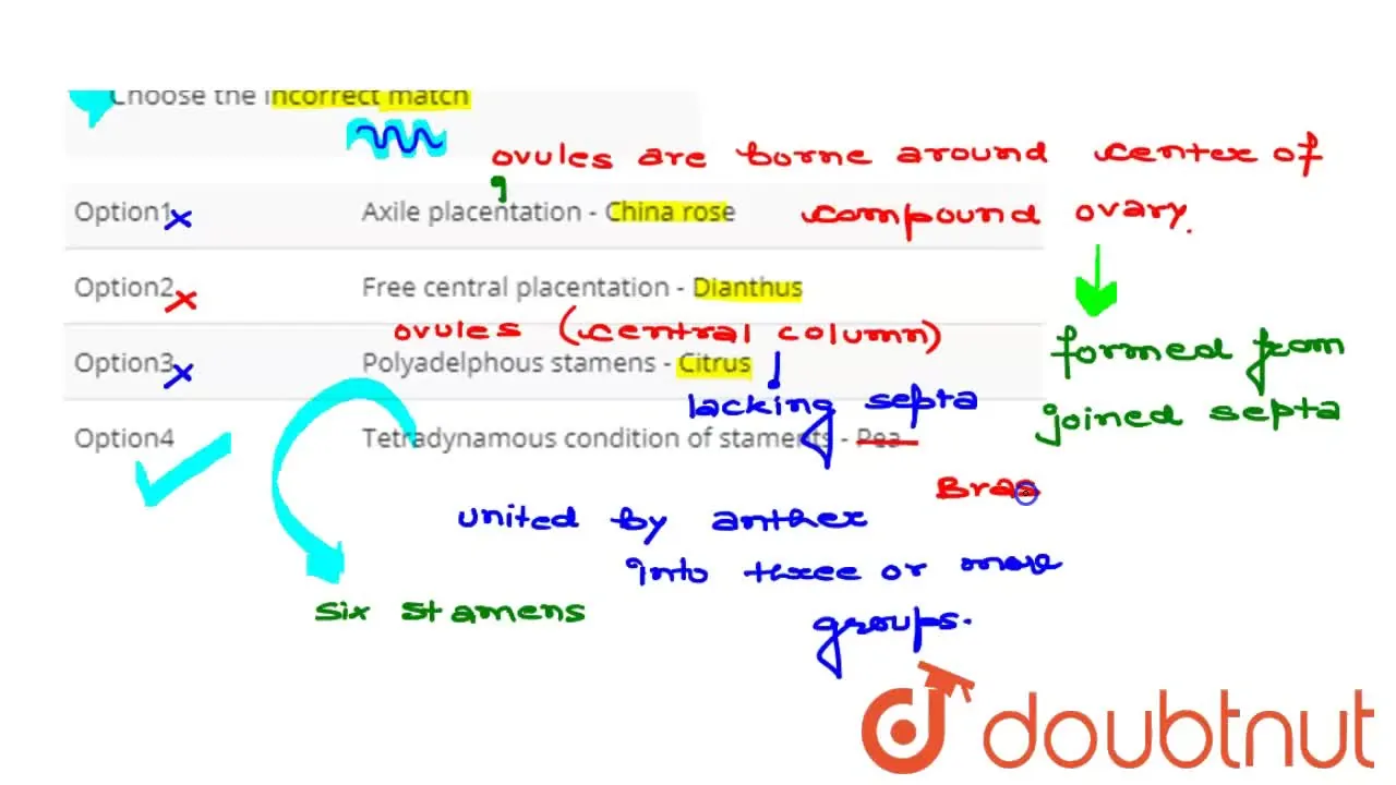 Polyadelphous stamens - Citrus