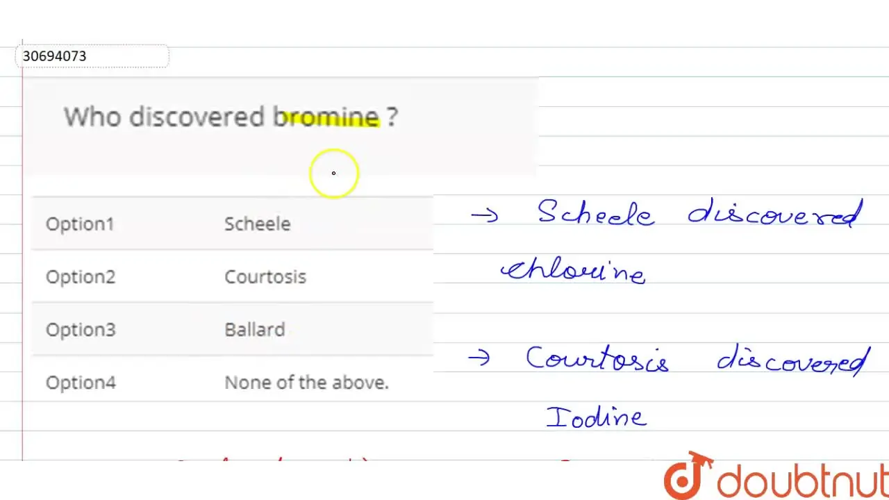 Who discovered bromine