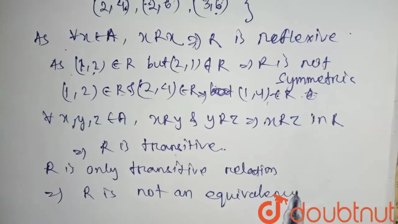 [Odia] Write relations in tabular form and determine their type for R=