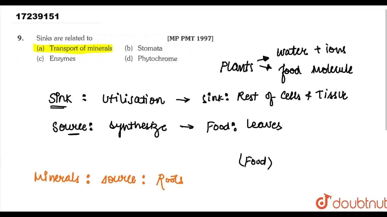 Sinks are related to