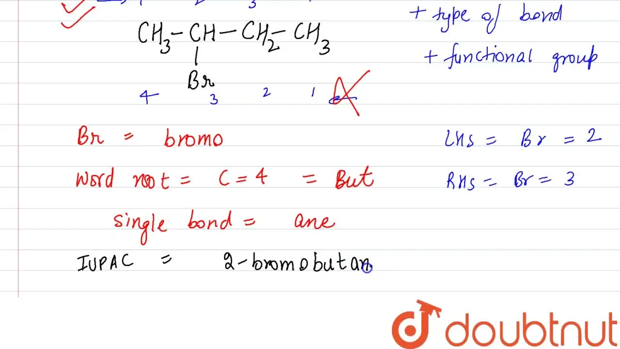 [Punjabi] Write the IUPAC names of (ii) CH3CH(Br)CH2CH3.