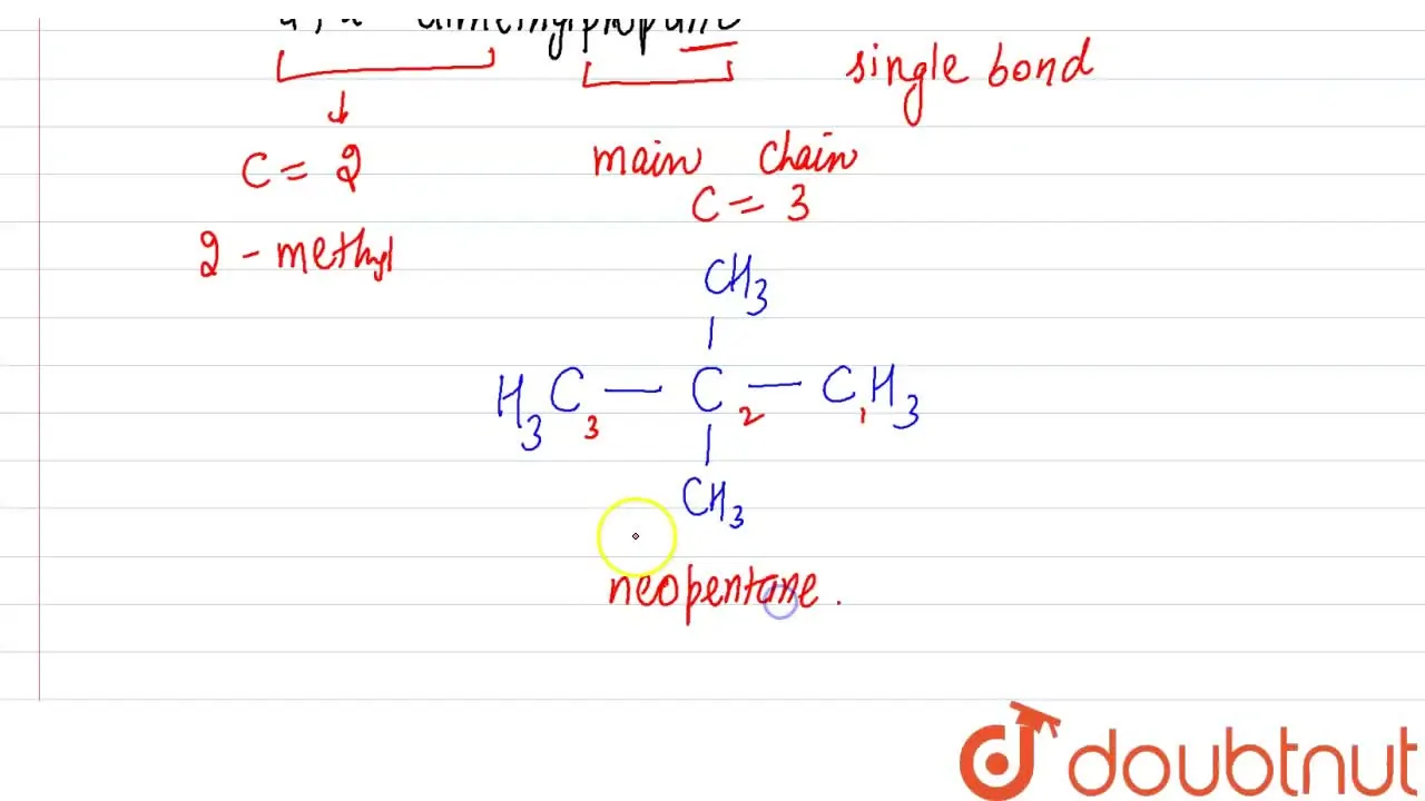 [Punjabi] Write structure of 2,2-dimethyl propane.