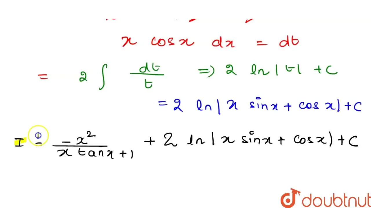 int (x^2(xsec^2x+tanx))/(xtanx+1)^2
