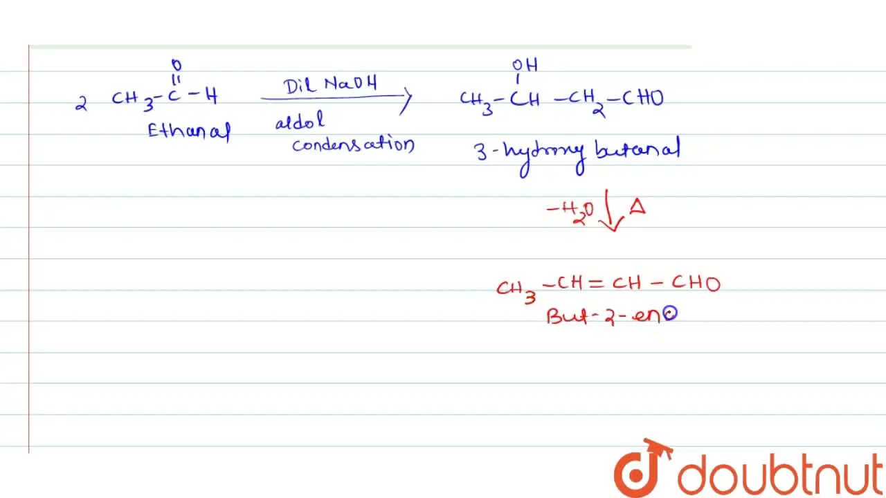 [Odia] Do the conversion Ethanal to But-2-enal
