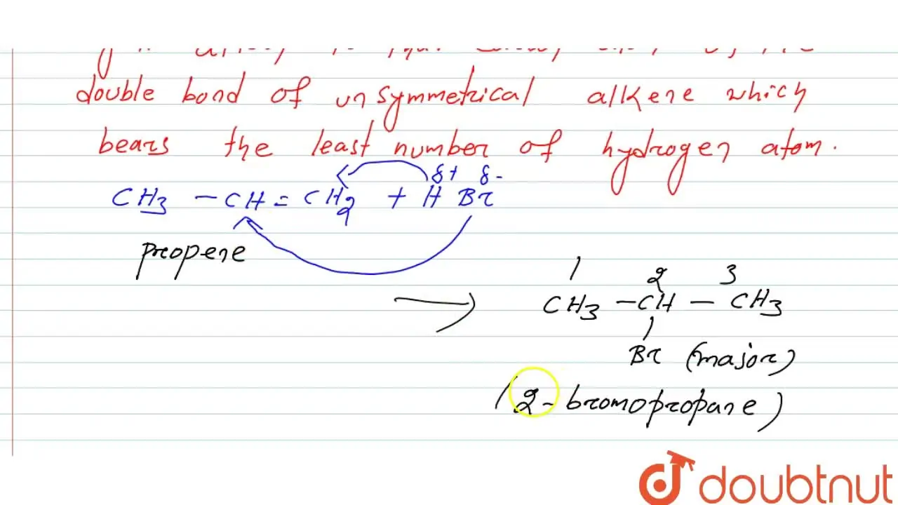 [Odia] State and explain what is Markownikoff’s rule