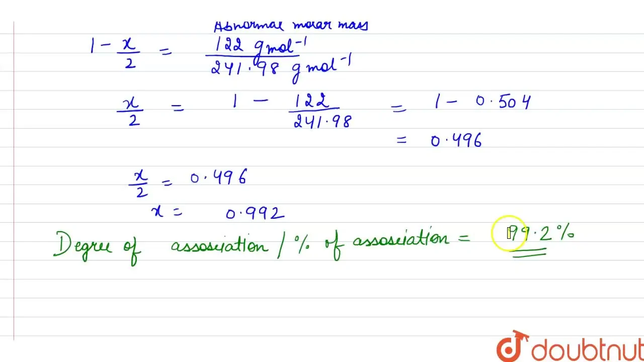 [Punjabi] 2g of benzoic acid (C6H5COOH) is dissolved in 25g of benzene