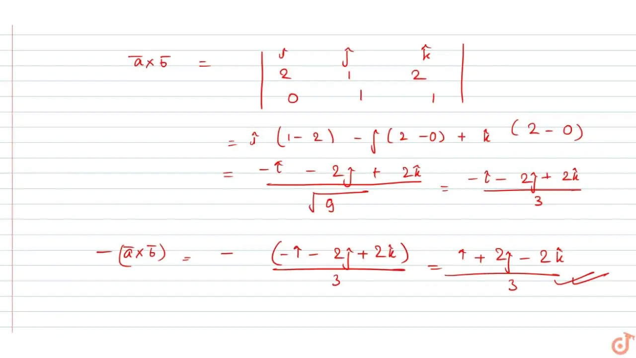 Write The Number Of Vectors Of Unit Length Perpendicular To Both The Write The Number Of Vectors Of Unit Length Perpendicular To Both The