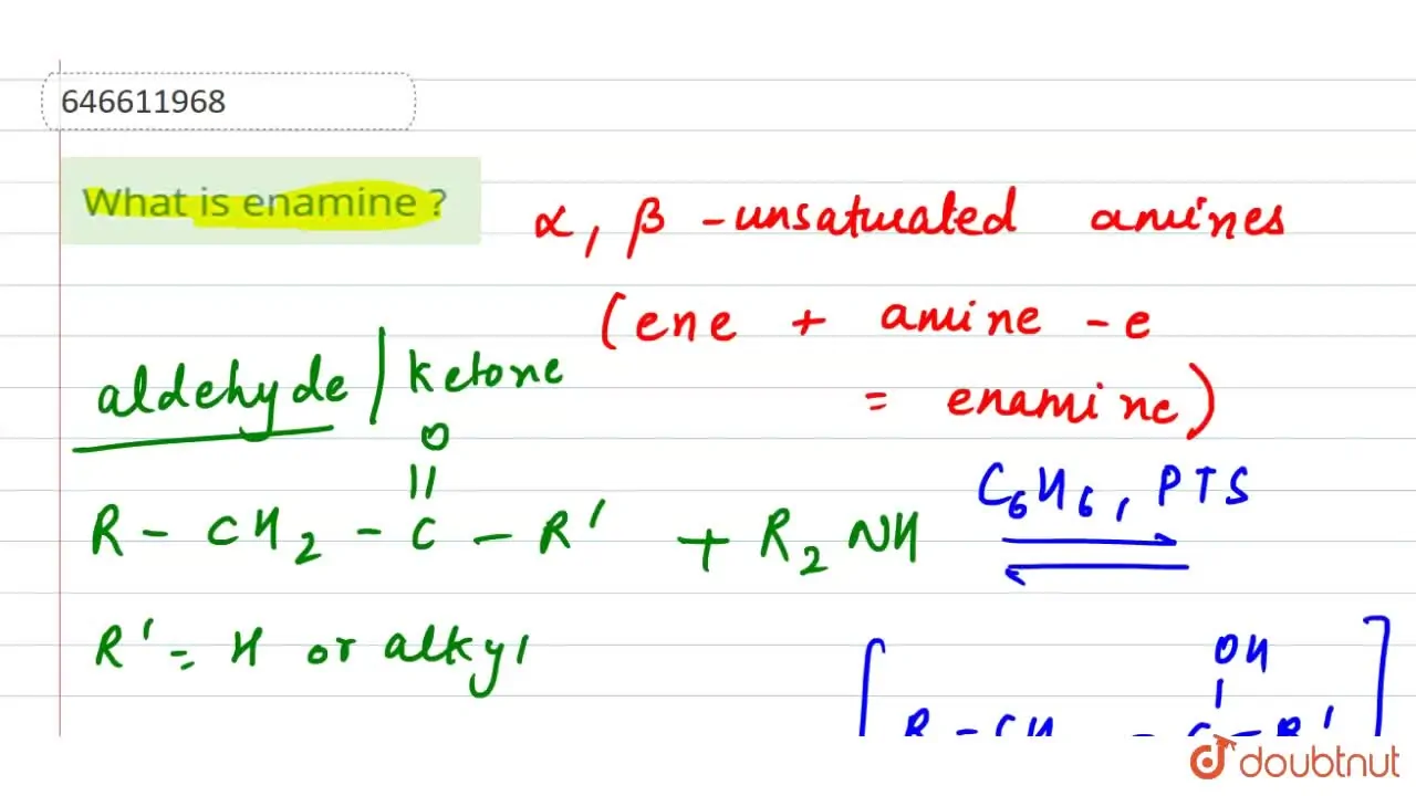 What is enamine