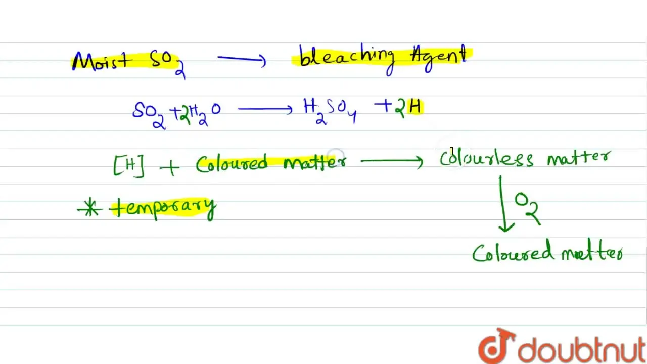 [Odia] Give the laboratory method of preparation of SO2. How does it r