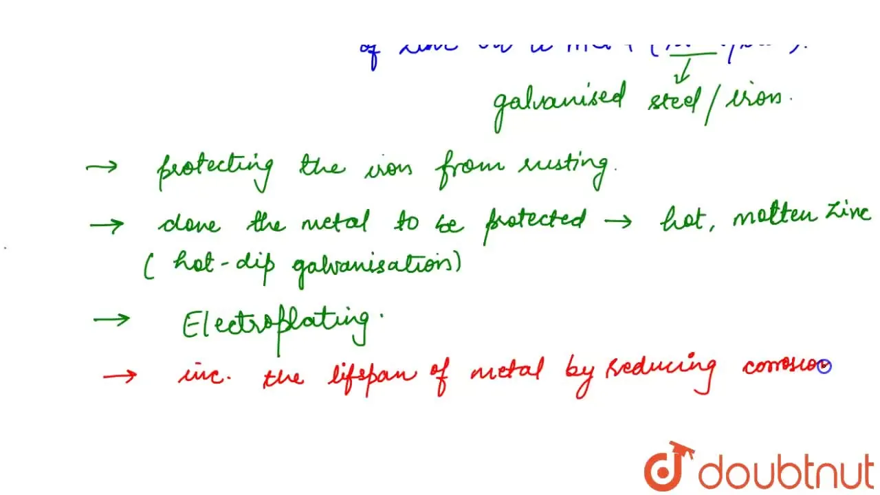 What is galvanization? How is galvanization done?